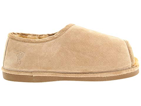 Men's Step-in Slipper in Chestnut – Tenni Moc's Shoe Store